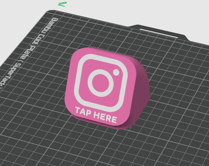Custom Instagram NFC Tappable Sign – Porzellan Props