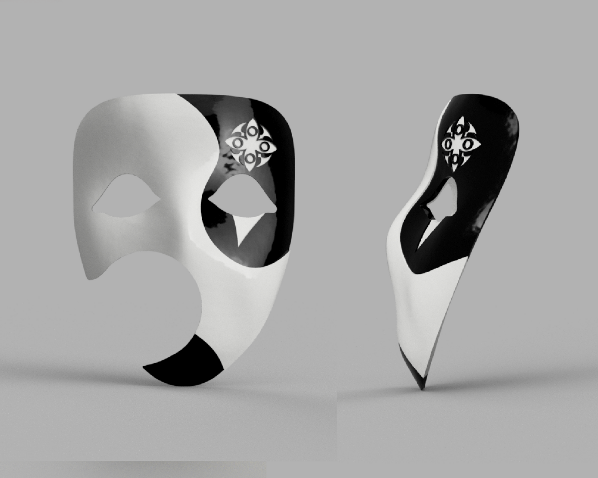 Genshin Impact Il Dottore Mask 3D Model STL File – Porzellan Props