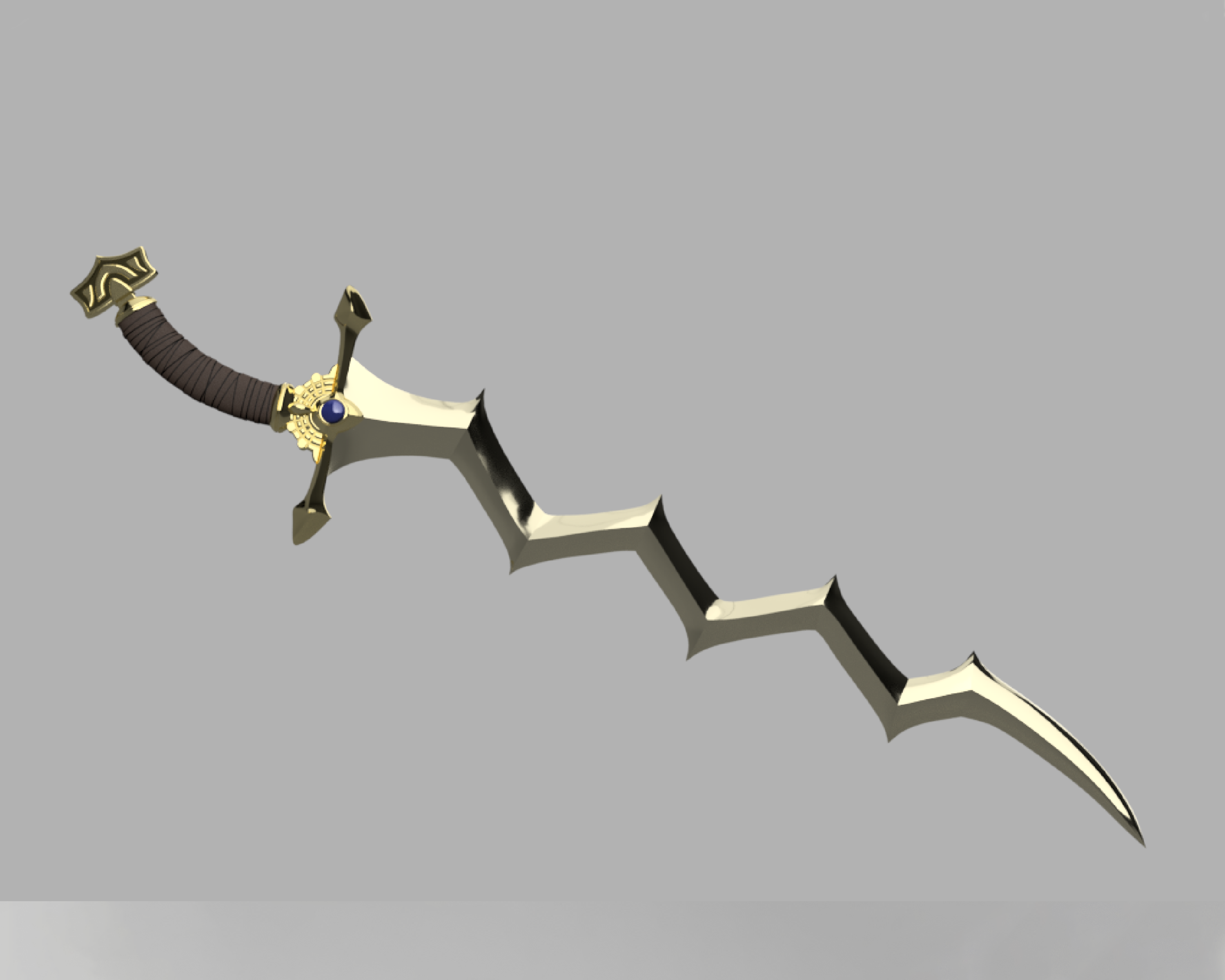 Fire Emblem Three Houses Levin Sword Sword 3D Model for Cosplay STL Fi ...