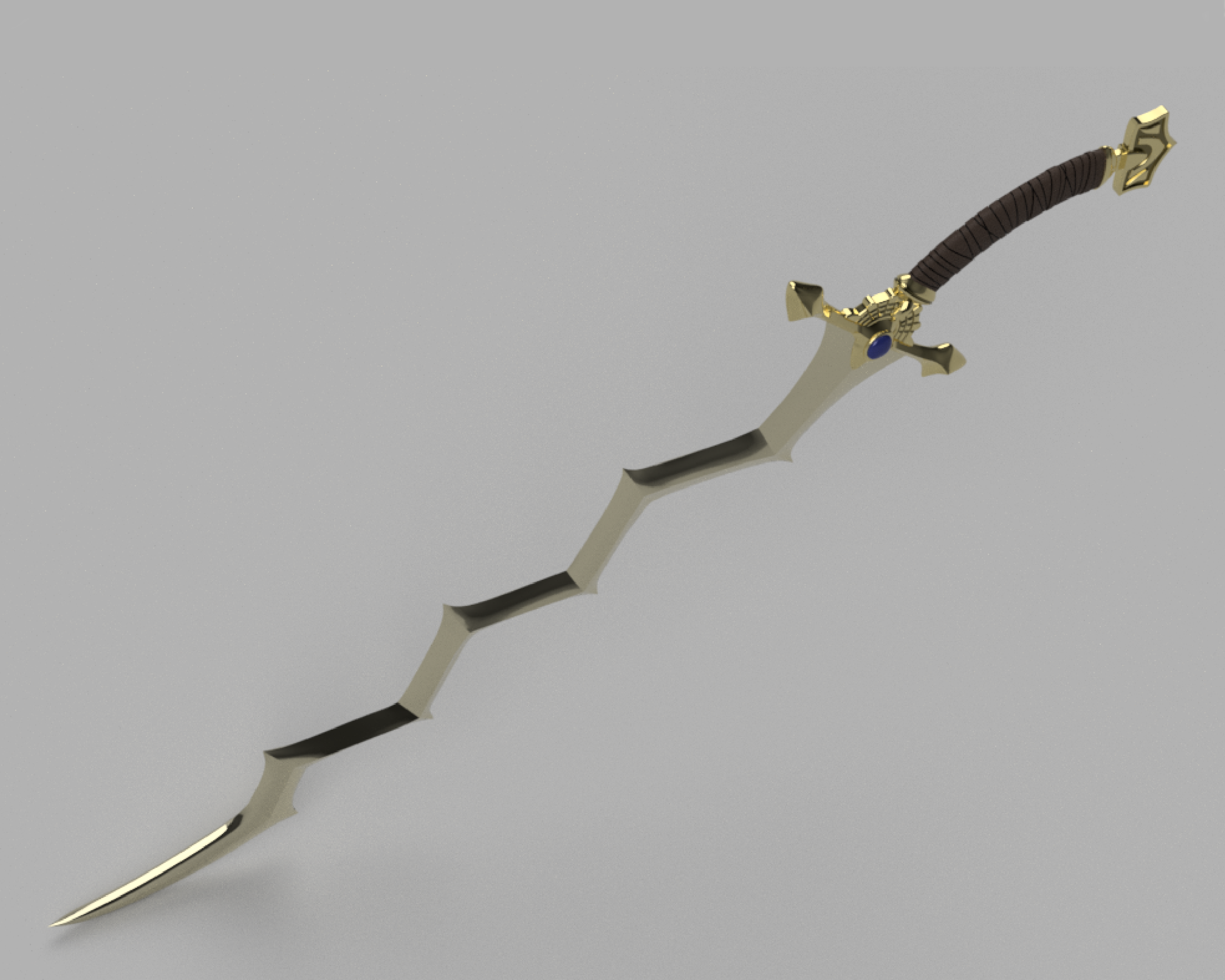 Fire Emblem Three Houses Levin Sword Sword 3D Model for Cosplay STL Fi ...