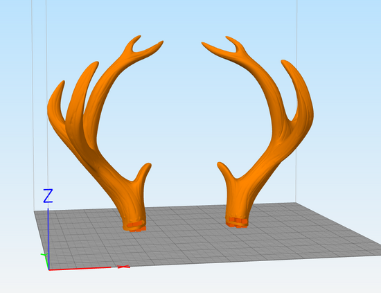 Headphone Antlers 3D Model STL File – Porzellan Props