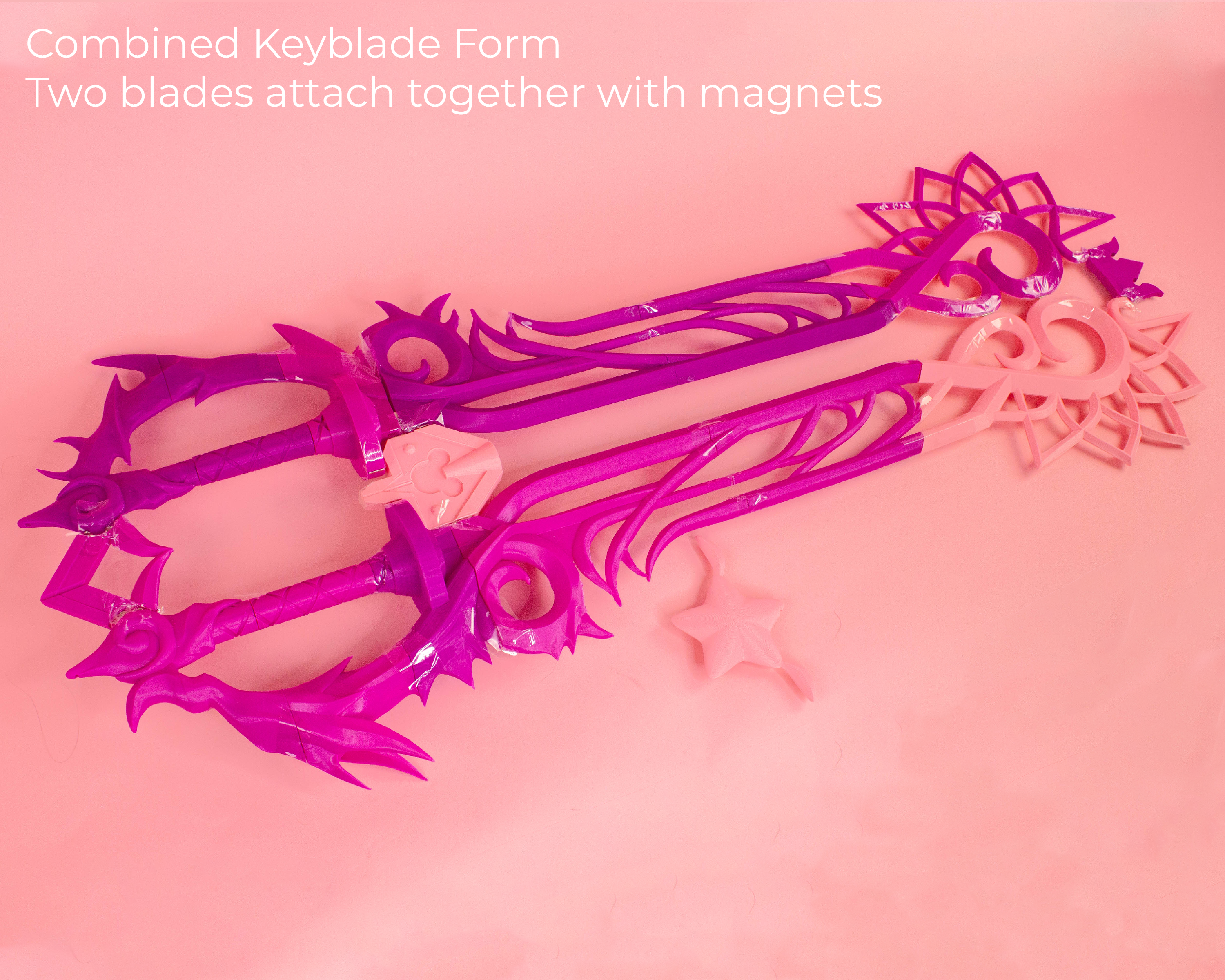Kingdom Hearts Sora and Riku's Combined Keyblade 3D Printed Cosplay Ki ...