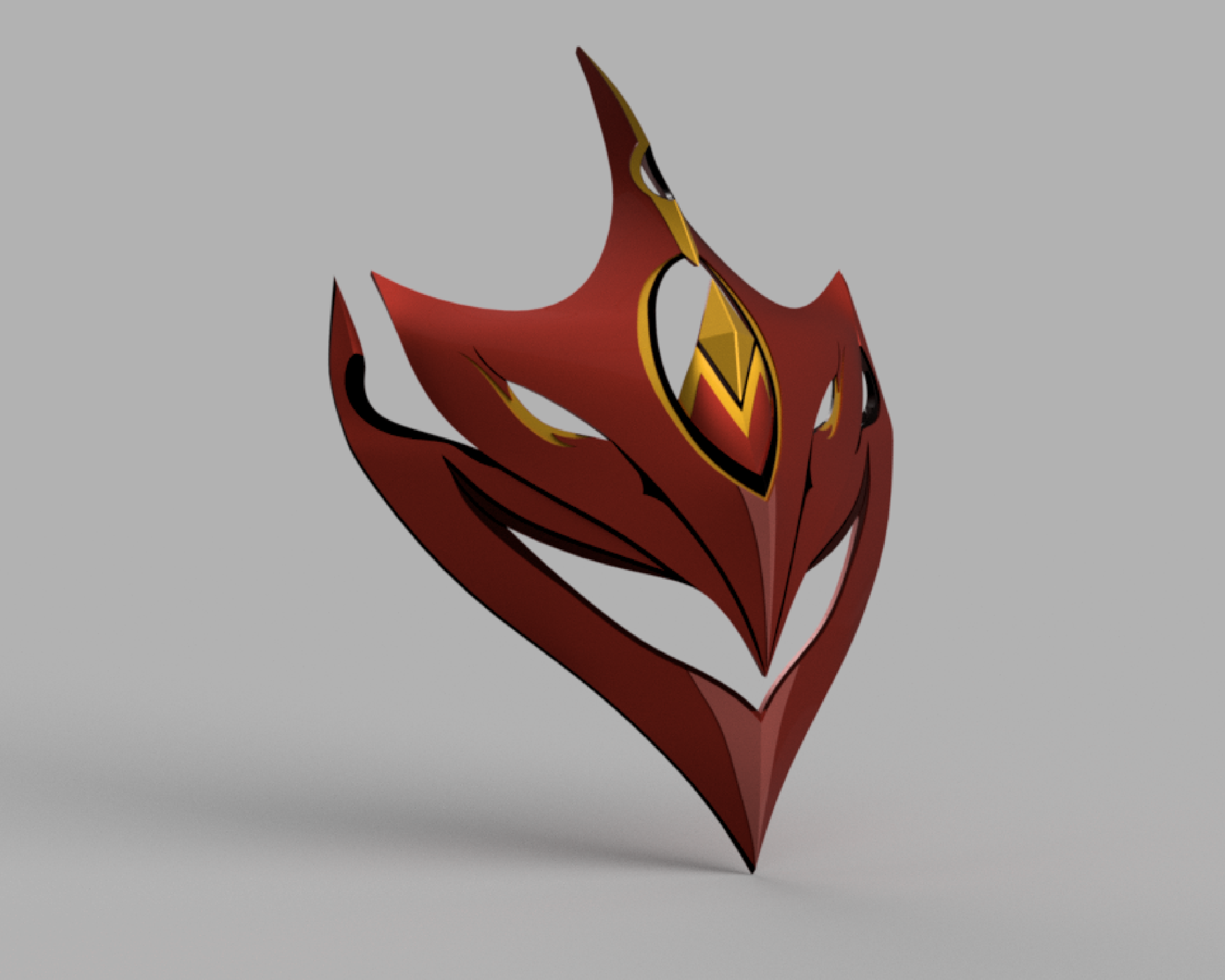 Genshin Impact Tartaglia Childe Cosplay Mask 3D Model STL File ...