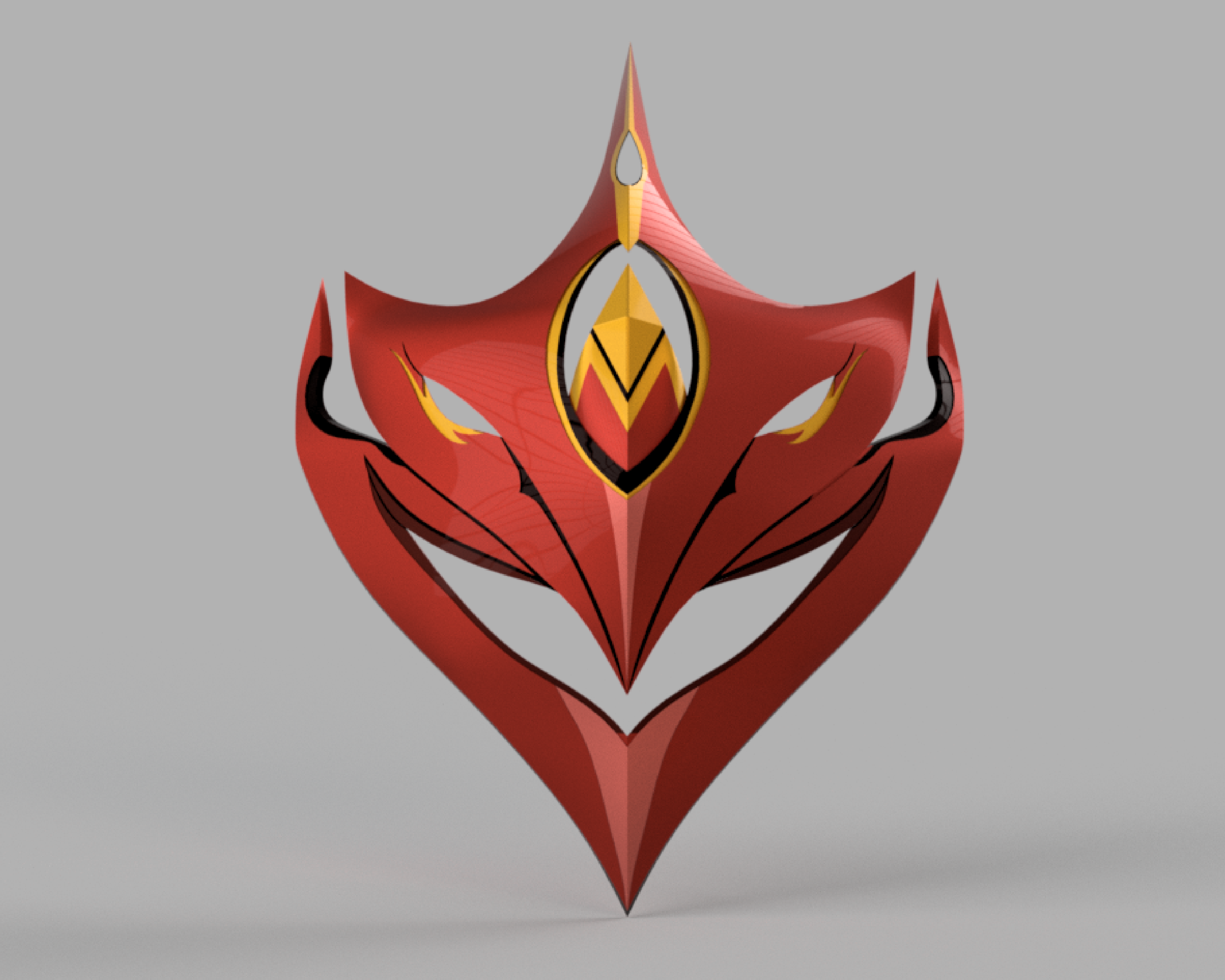 Genshin Impact Tartaglia Childe Cosplay Mask 3D Model STL File ...