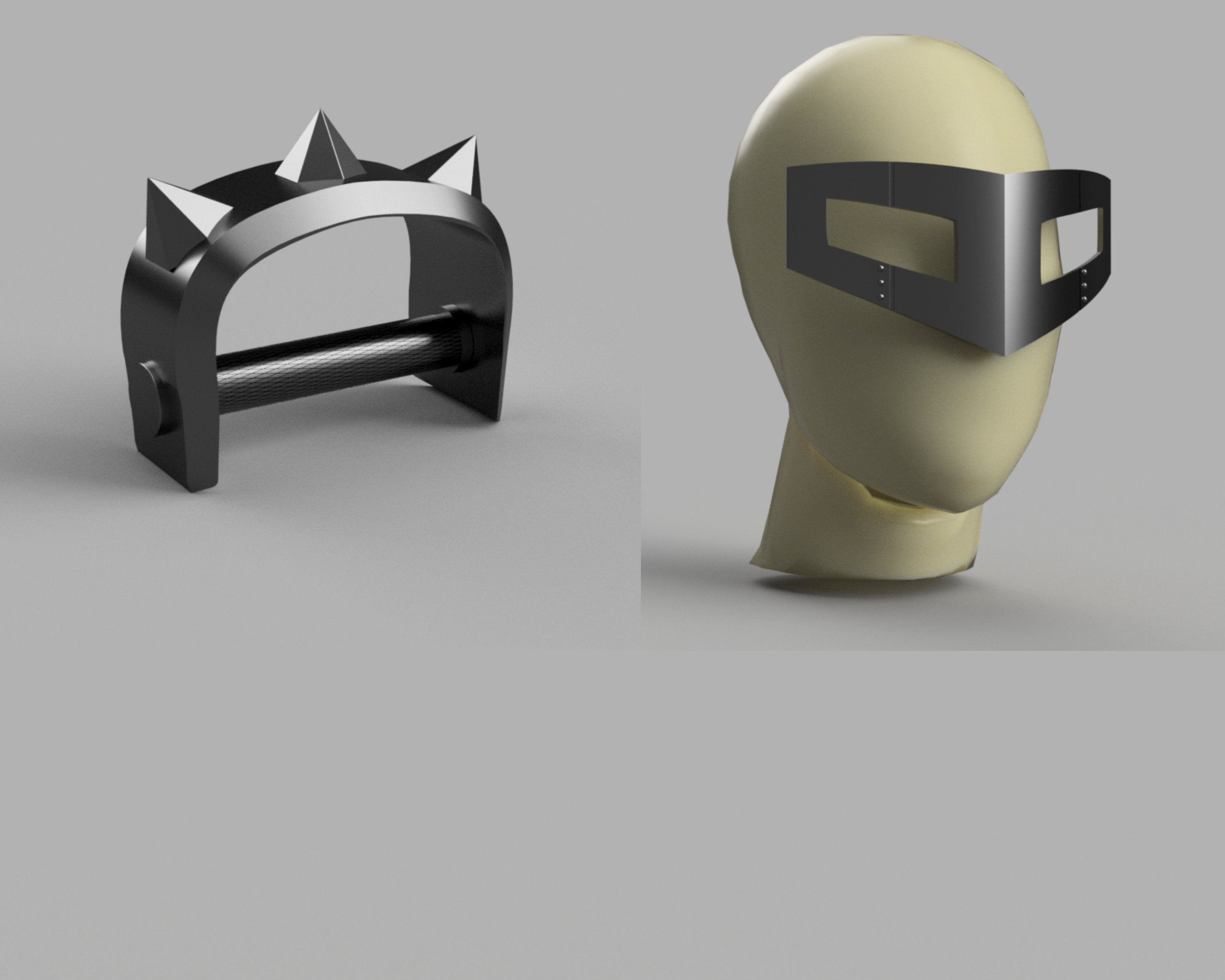 Persona 5 Makoto Niijima - Queen Cosplay Mask + Tekko Weapon STL 3d Mo ...