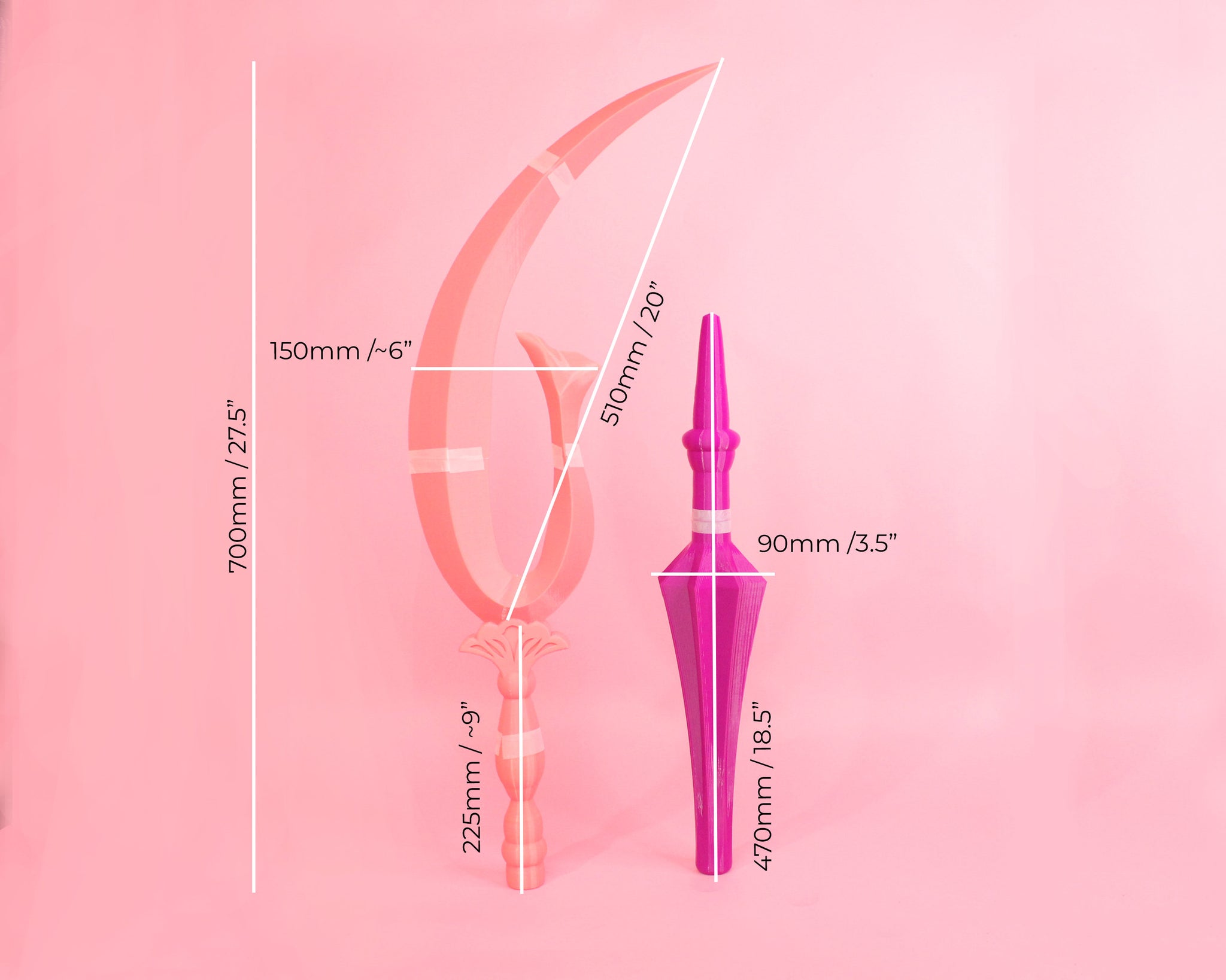 Sailor Moon Sailor Saturn Silence Glaive Staff 3D Model STL File ...